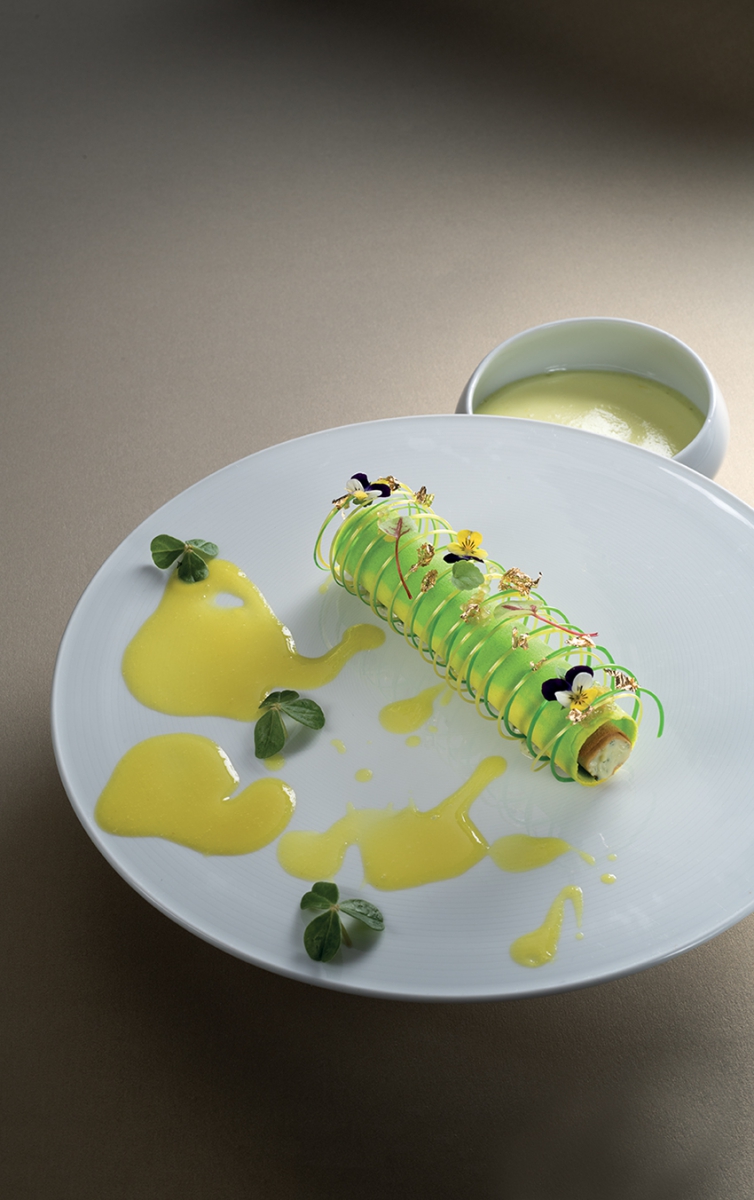 Millefeuille au citron de Menton & basilic | Thuriès Gastronomie Magazine